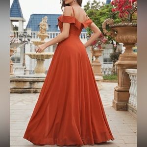 Dresses | Luxe Cold Shoulder Party Formal Dress Gown | Poshmark